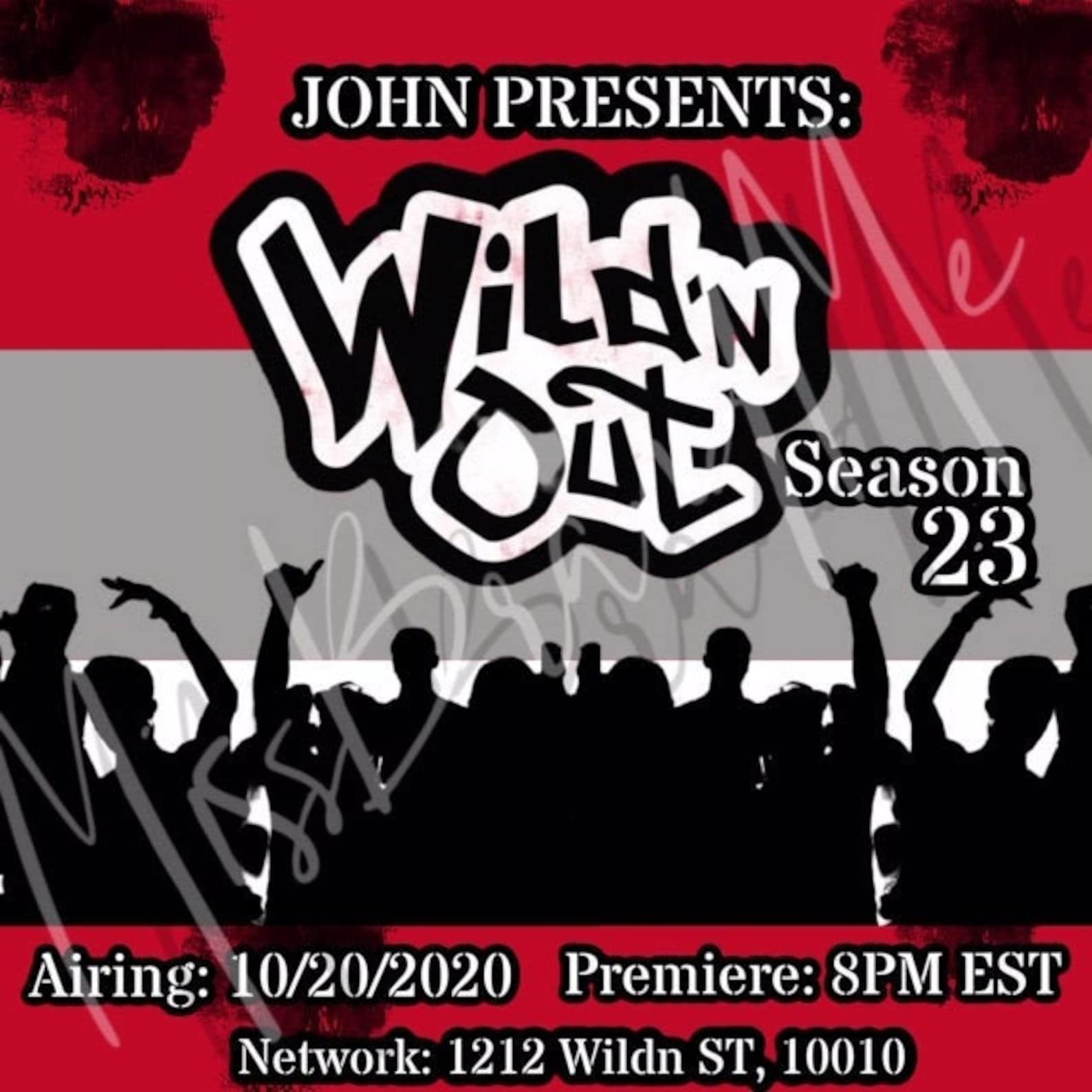 Wild'n Out Party Invite, Custom Party Invitations, Digital Party ...