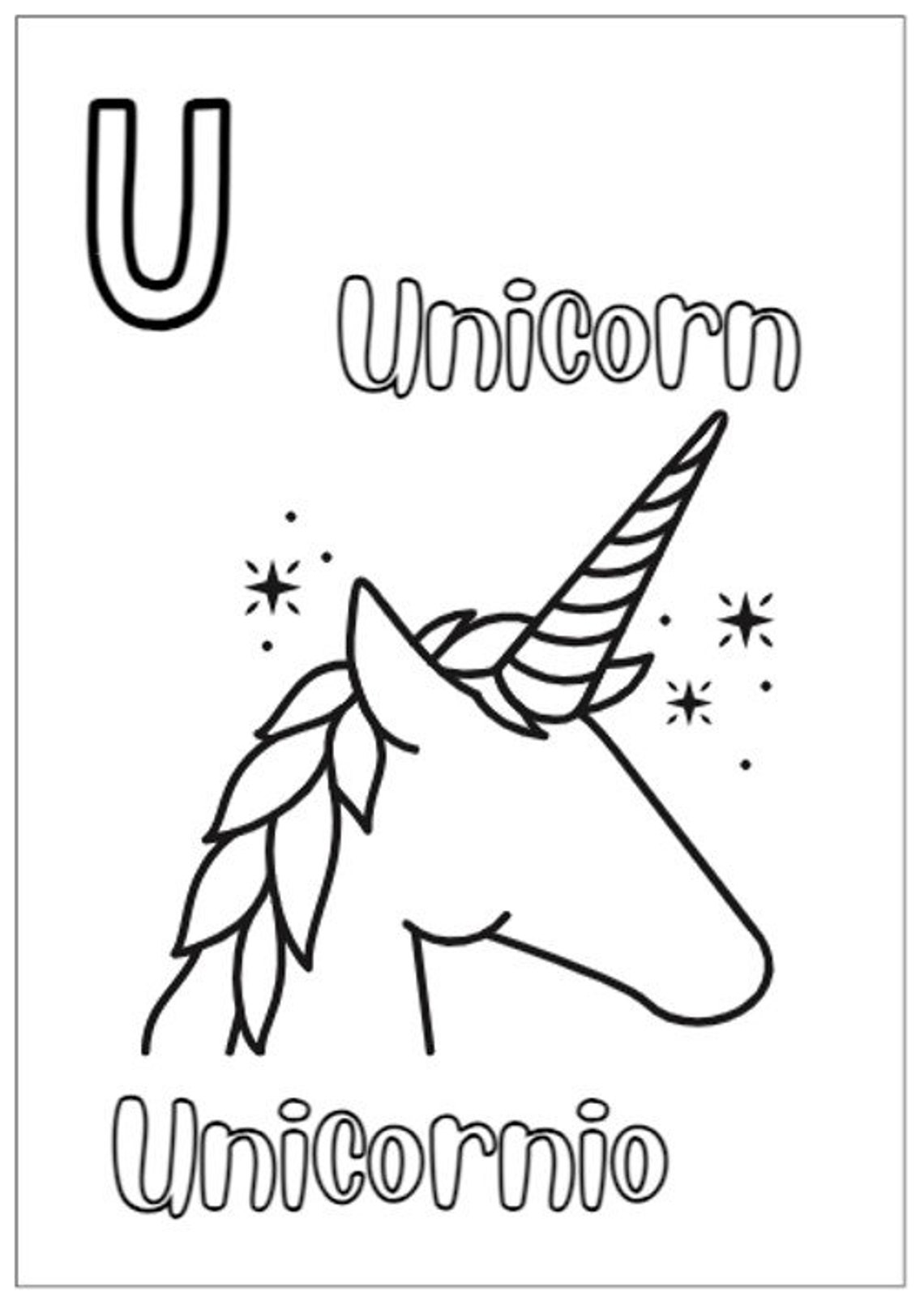 27 Bilingual English Spanish Coloring Pages for Kids: Páginas De ...