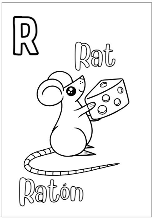 27 Bilingual English Spanish Coloring Pages for Kids: Páginas De ...