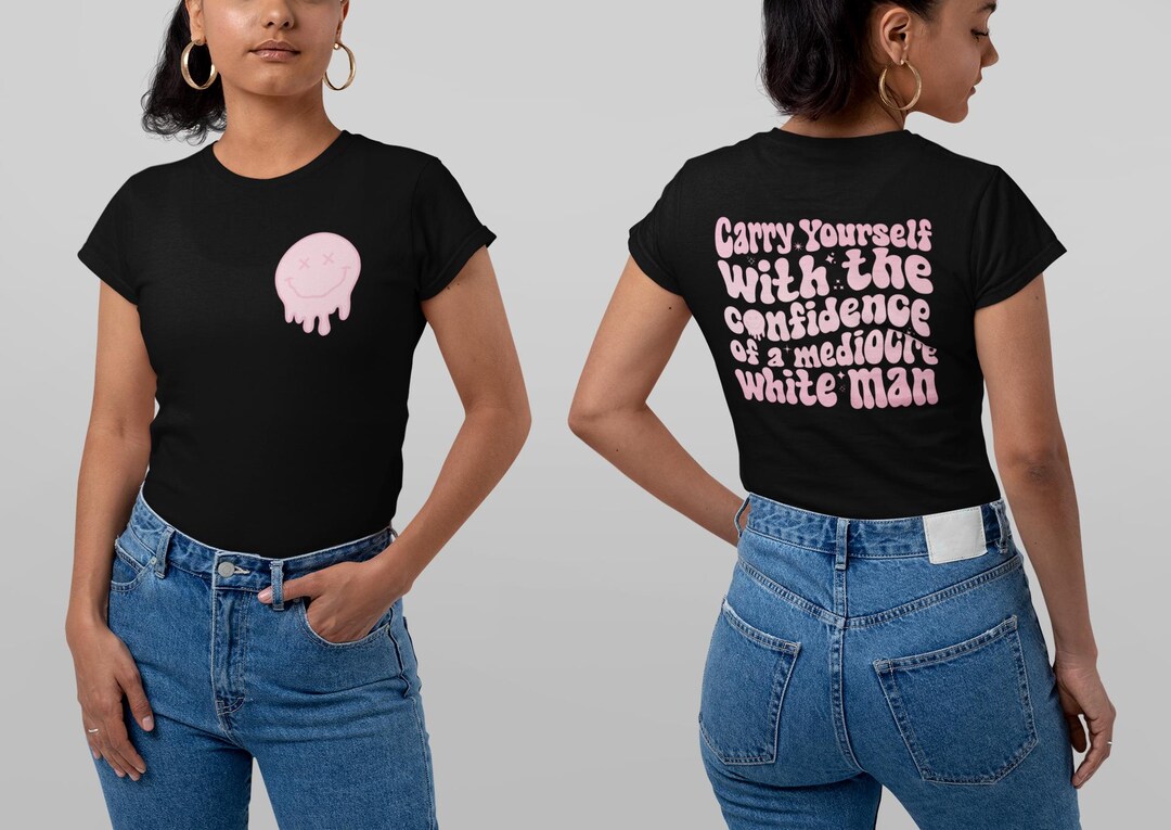 Mediocre White Man Confidence PNG | Groovy Pink Graphic (digital ...