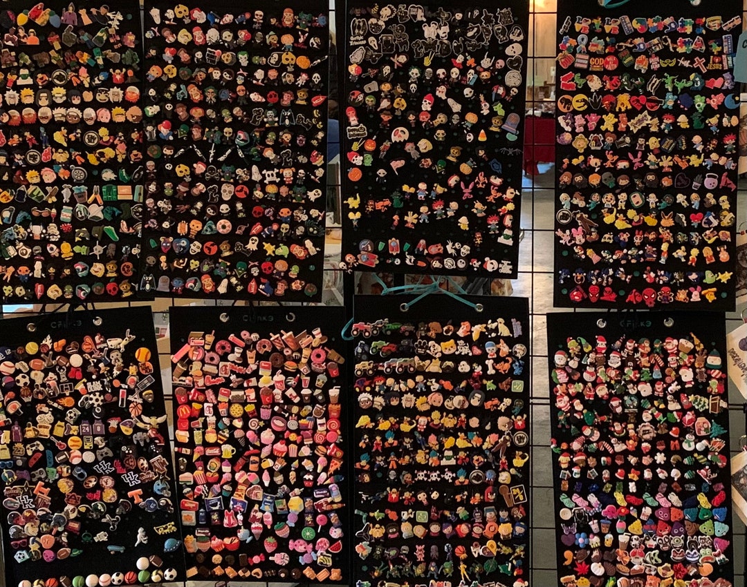 6 Random Croc Charms - Etsy