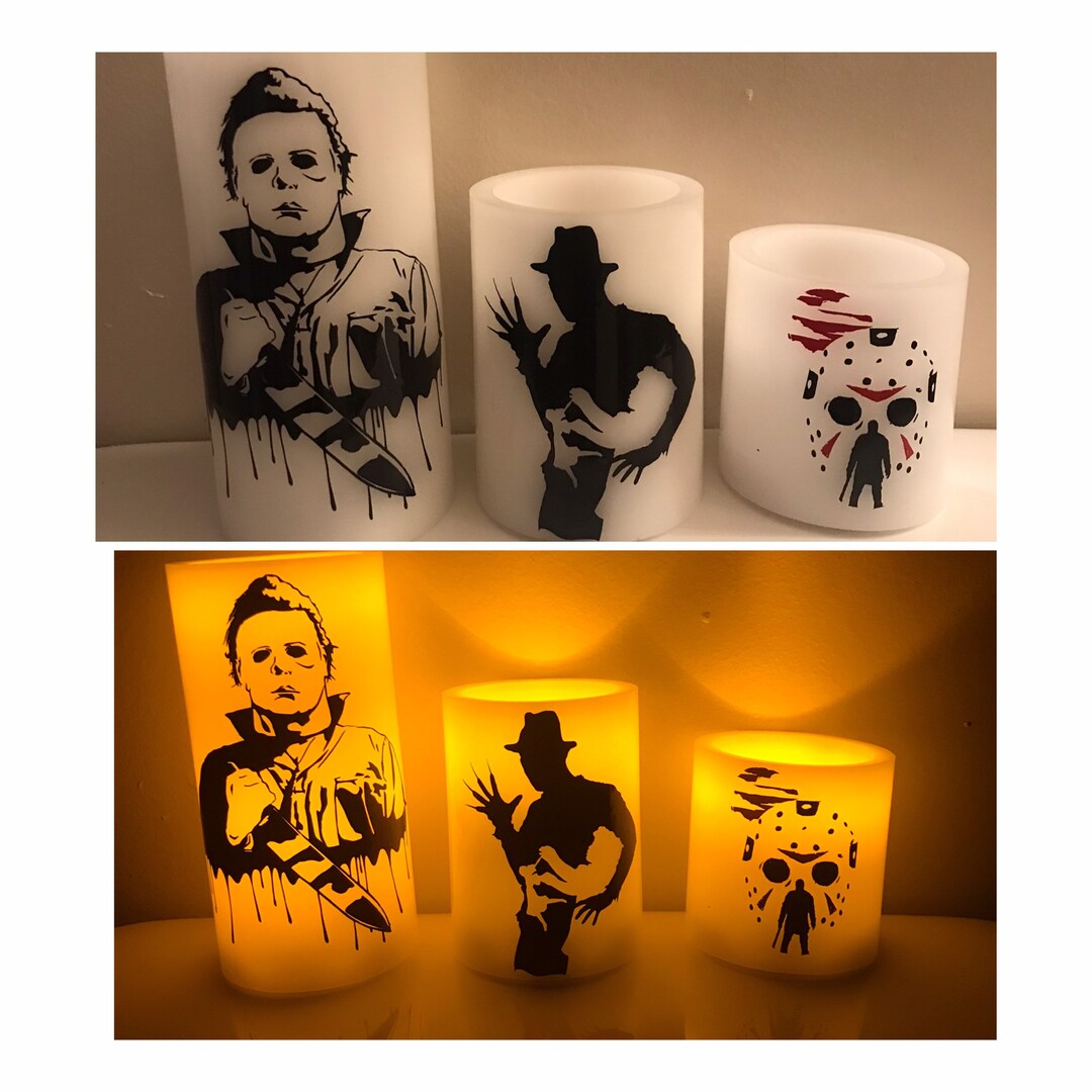 Custom Set of 3 Staggered Flameless Candles - Etsy