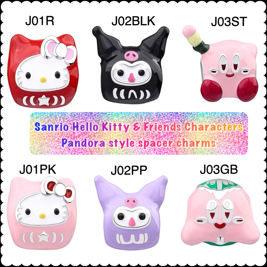 Sanrio Hello Kitty & Friends Characters Pandora Style Spacer Charms - Etsy