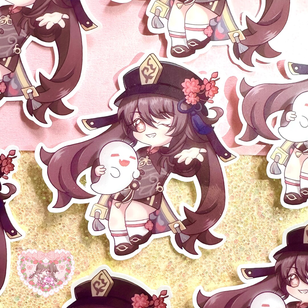 Genshin Impact Hu Tao 3” Sticker - Etsy