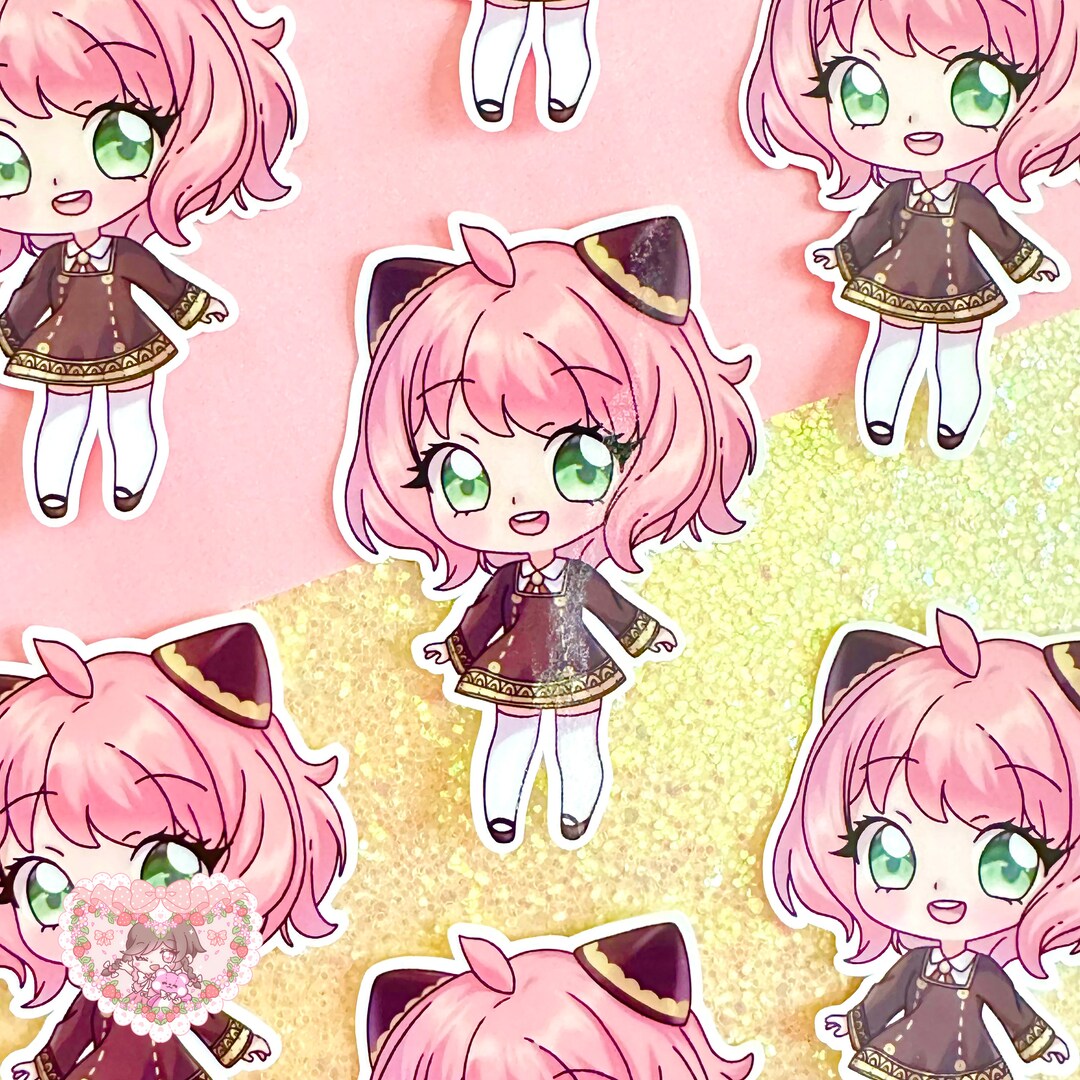 Chibi Spy Anime Girl 3” Sticker - Etsy