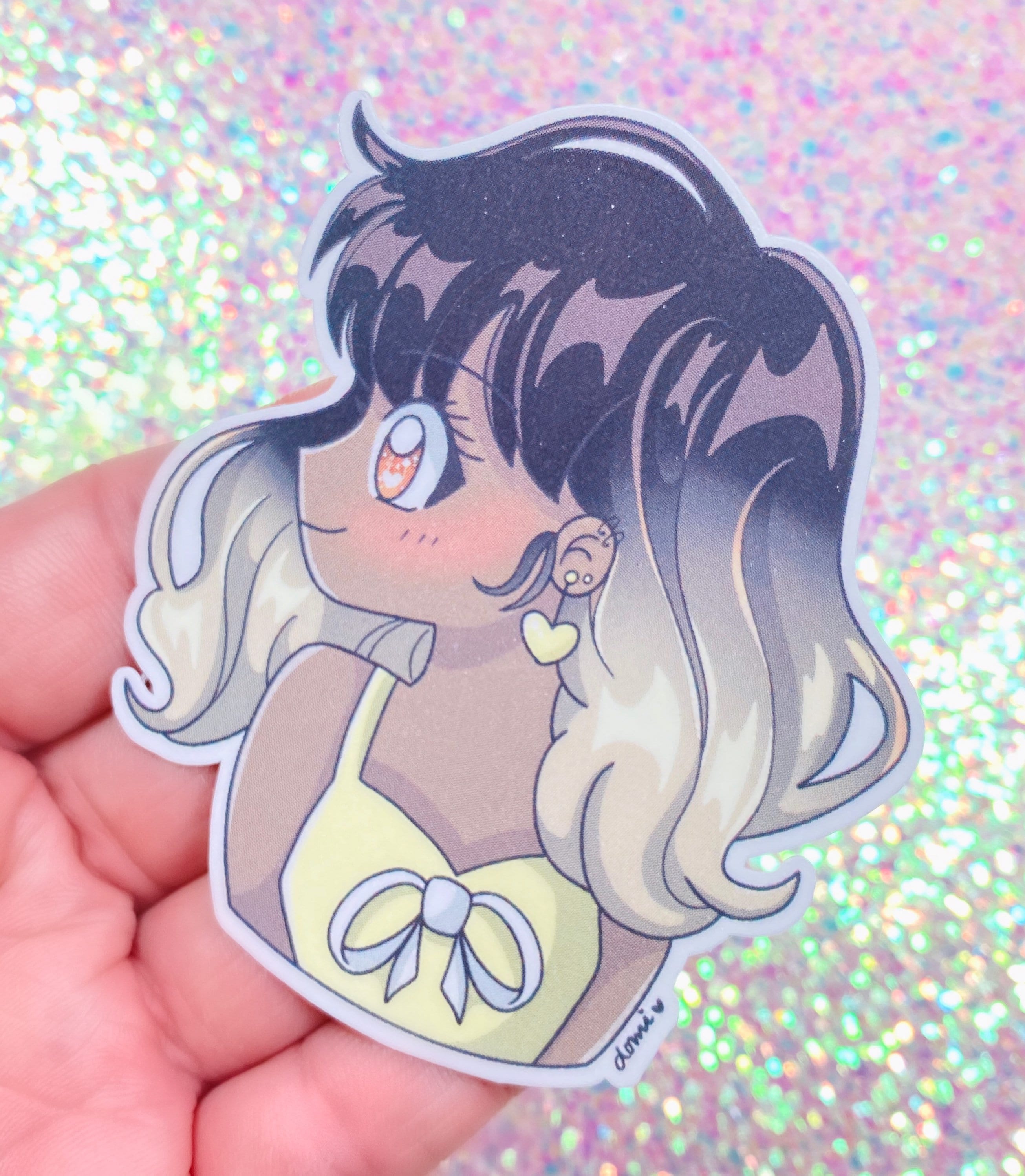 Kawaii Girls 3 Stickers | Etsy