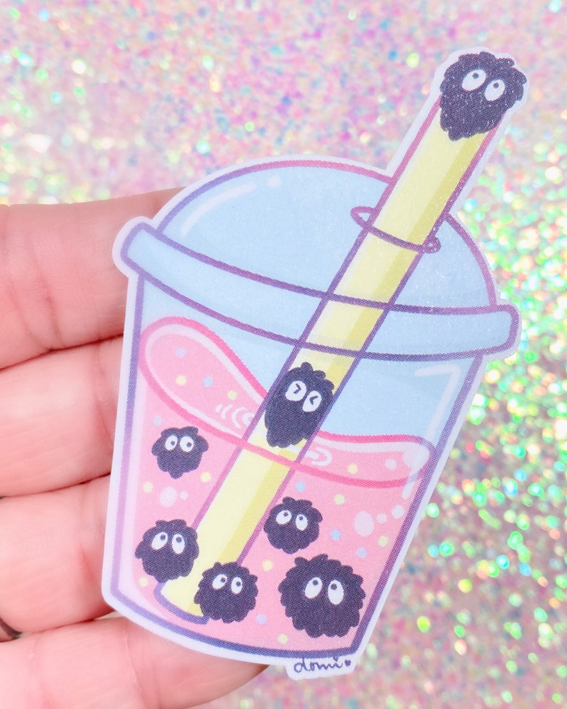 Soot Sprite Boba 3” Sticker - Etsy