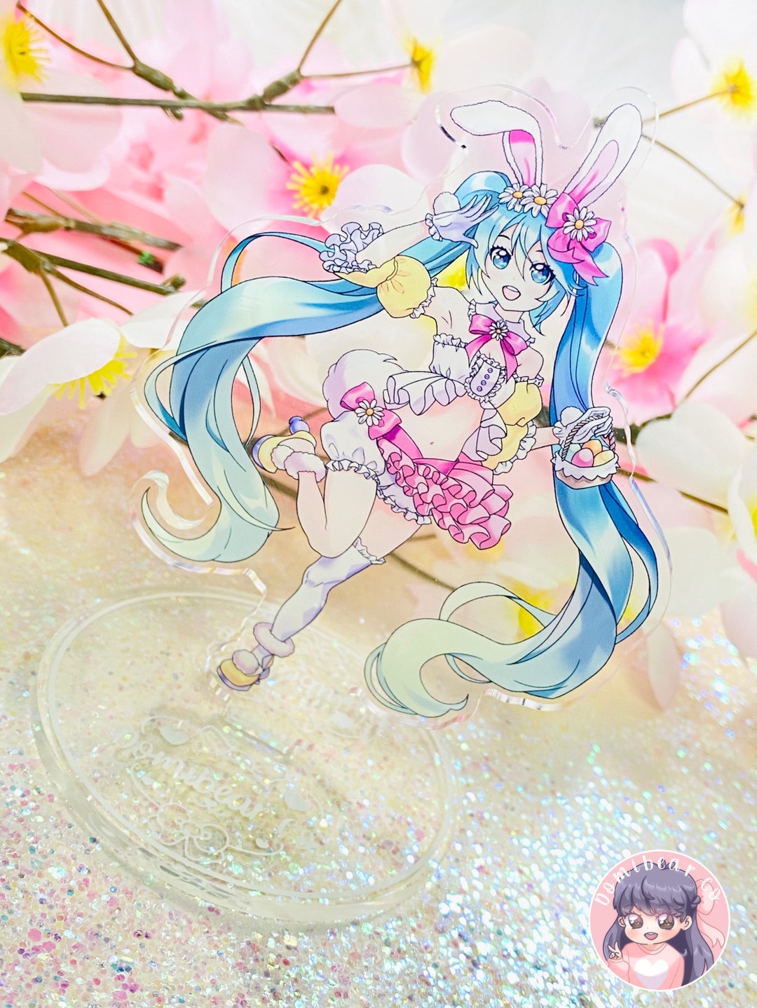 Easter Vocaloid Clear Acrylic Standee, 5 Inches Tall Figurine/standee ...