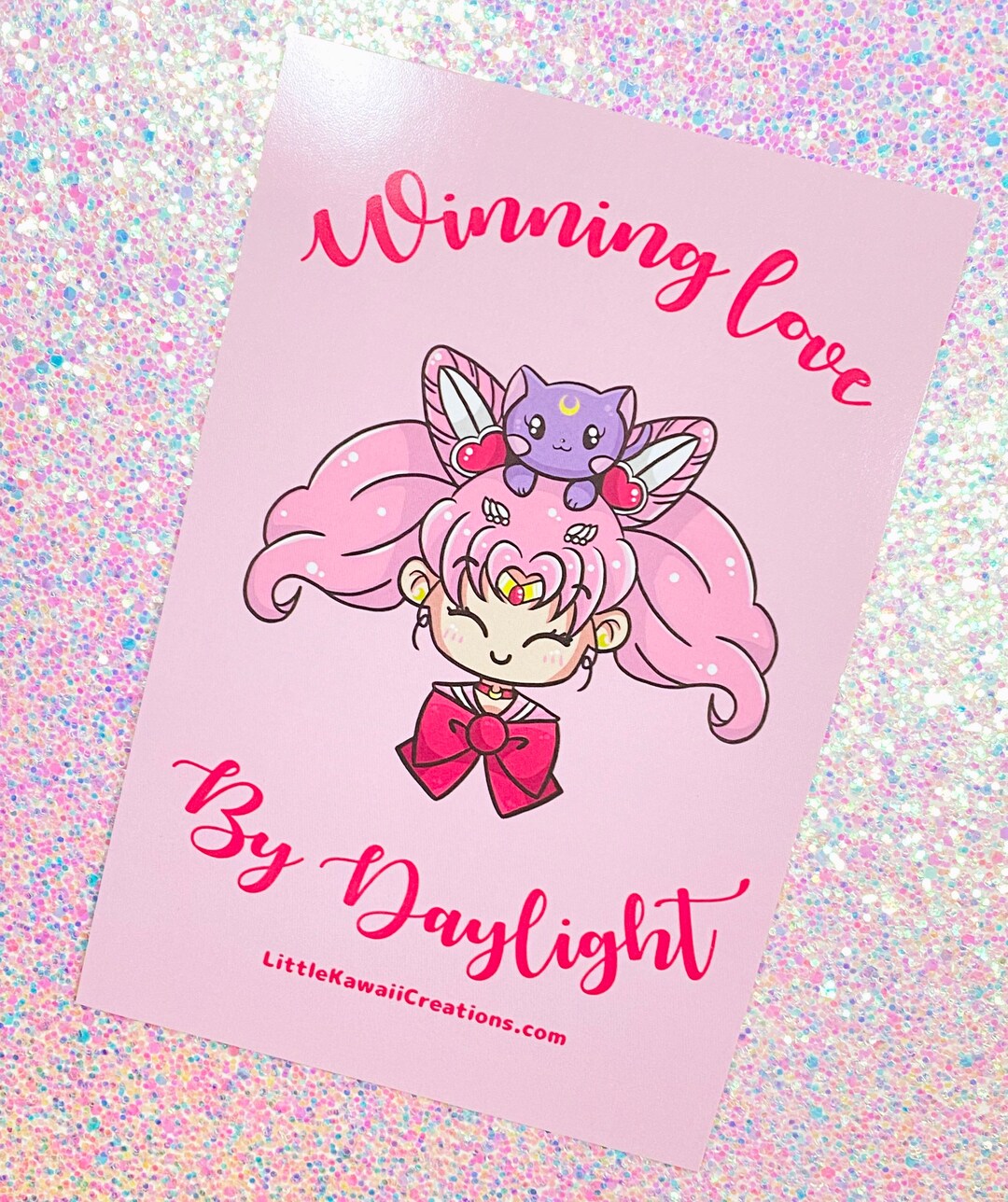 Magical Girl Chibi 4x6 Postcard Size Print - Etsy