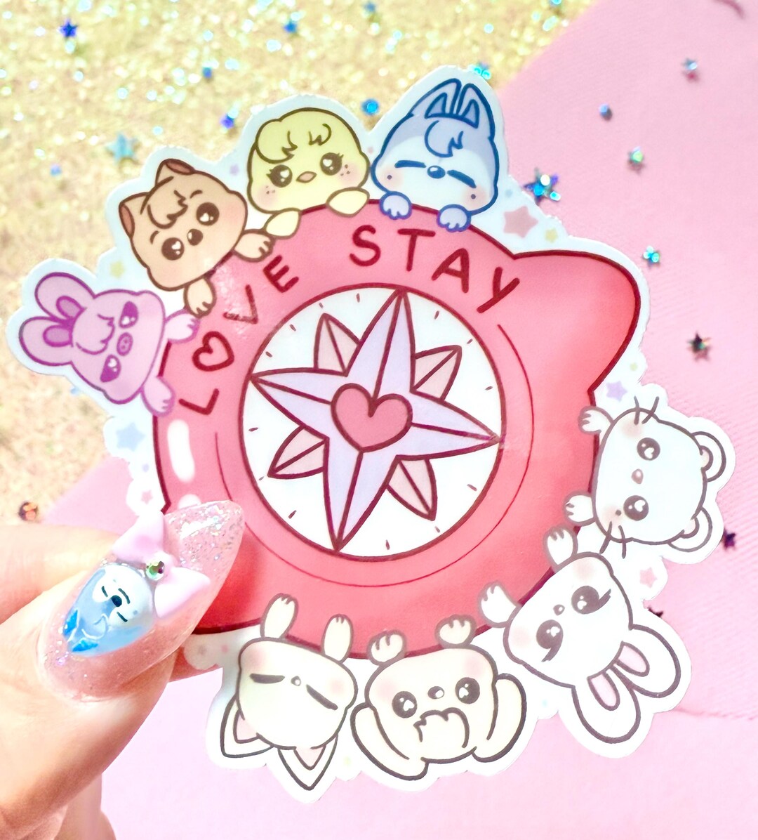 Skz Skzoo Compass 3” Sticker - Etsy