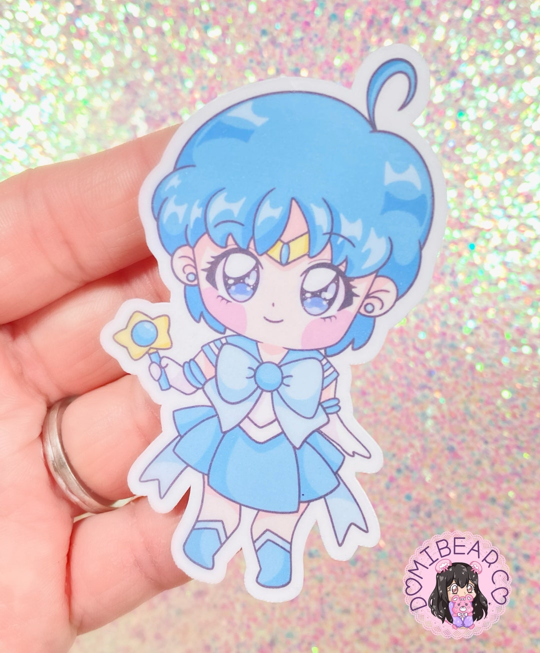 Kawaii Blue Girl Chibi 3” Sticker - Etsy