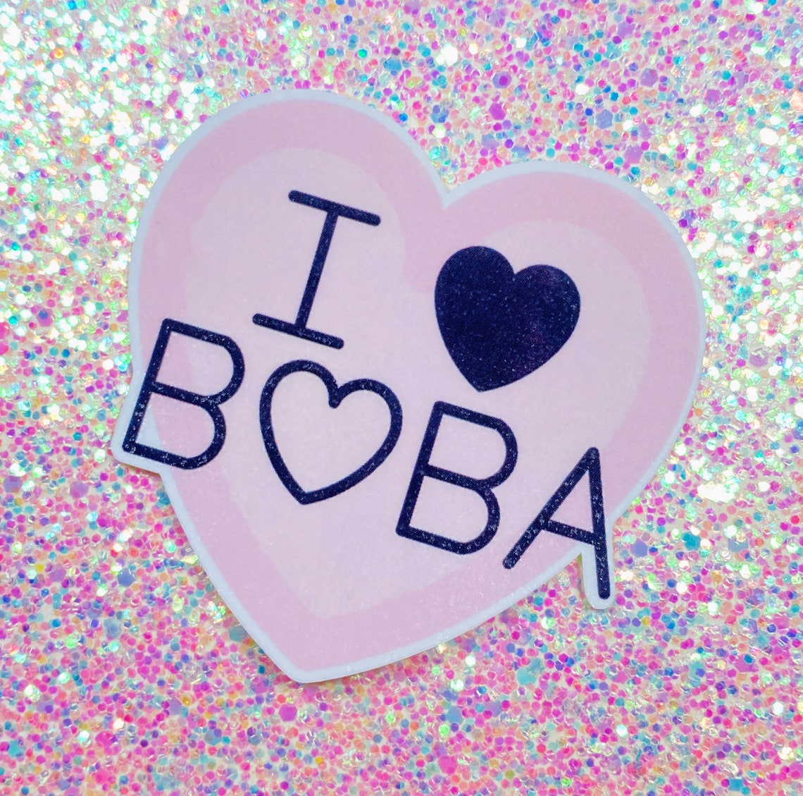 I Heart Boba 3 Sticker - Etsy
