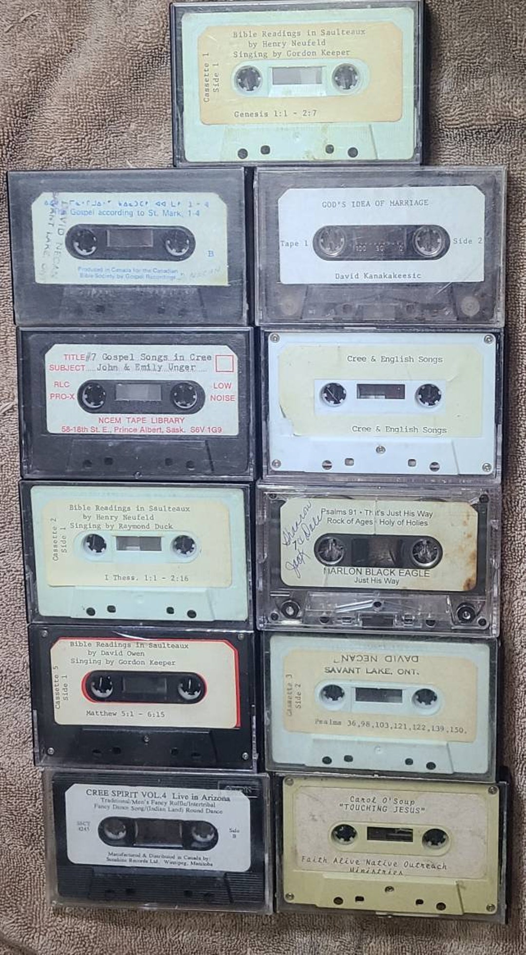 Cree Saulteaux Gospel Cassette Lot 11 Cassettes - Etsy