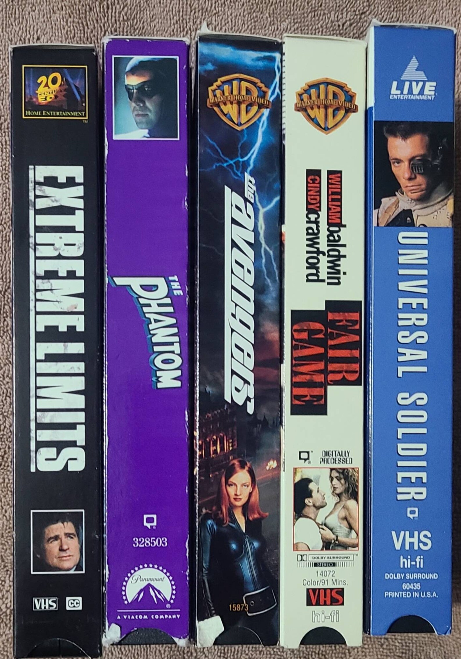 Action Movie Vhs Lot 5 Movies - Etsy