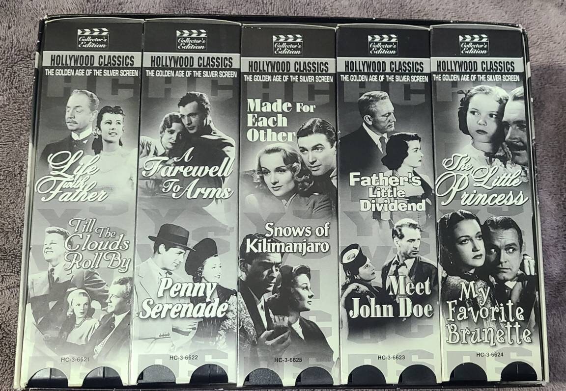 Hollywood Classics Vhs Collector's Edition - Etsy