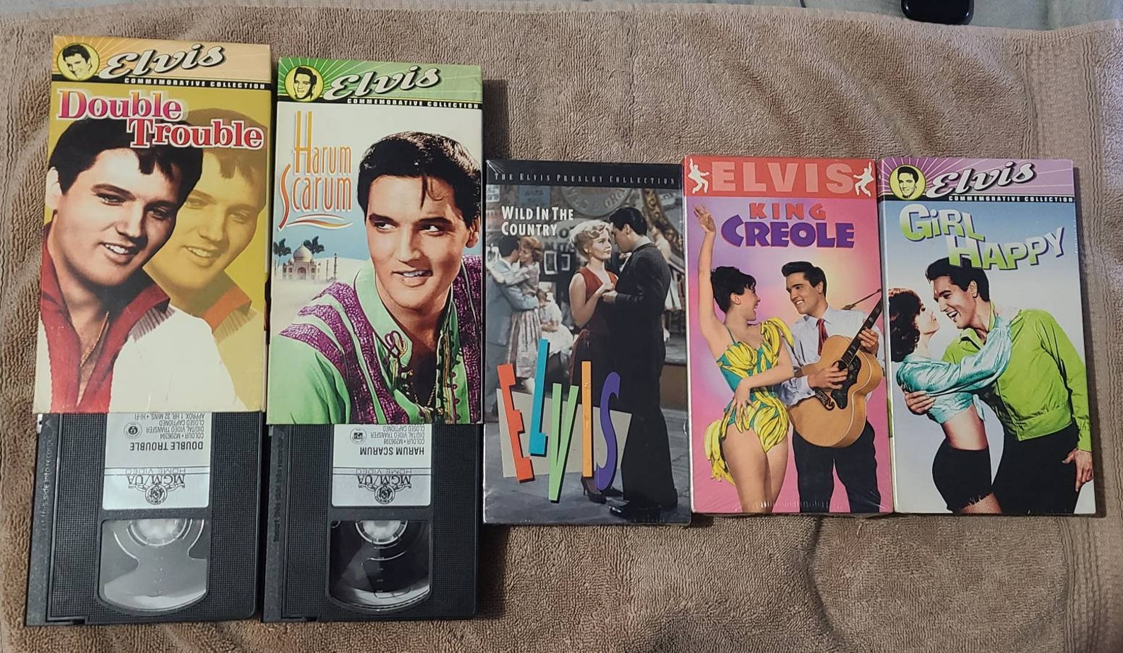 Elvis Presley 5 Vhs Movie Lot New Used - Etsy