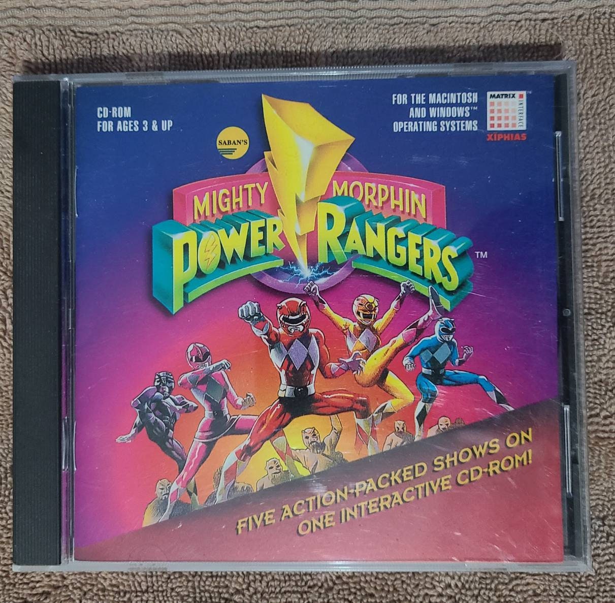 Mighty Morphin Power Rangers Interactive Cd-rom 1994 - Etsy