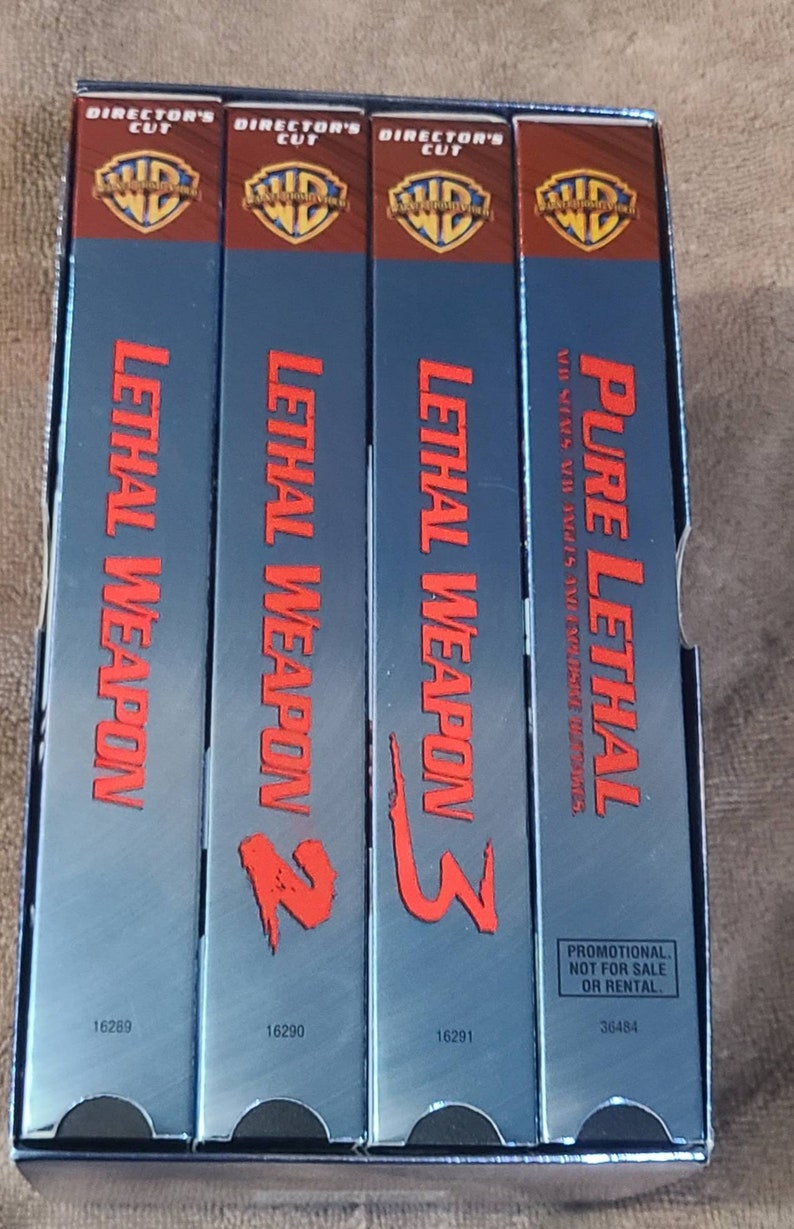 Lethal Weapon Vhs Collection - Etsy