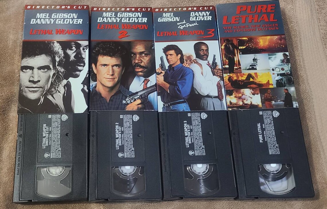 Lethal Weapon Vhs Collection - Etsy