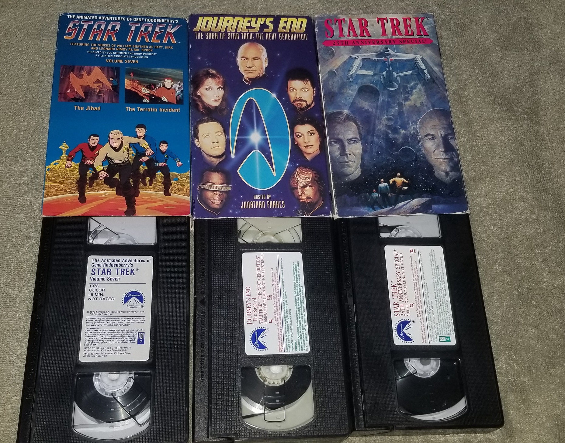 Star Trek Vhs Lot - Etsy