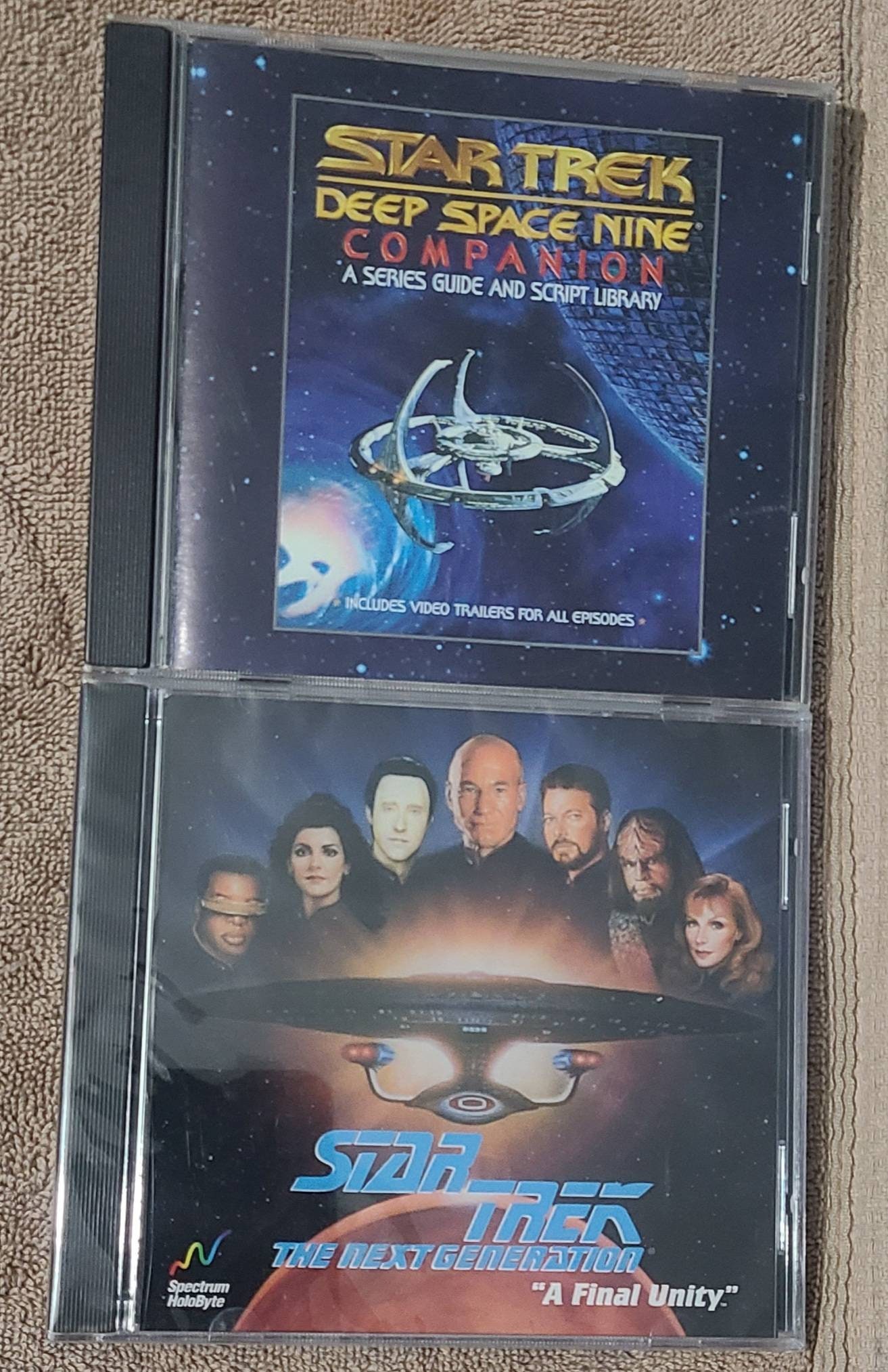 Star Trek Ds9 Companion Cd-rom. Star Trek Tng a Final Unity - Etsy