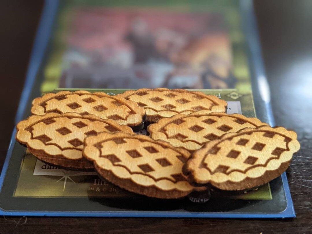 MTG Pie Food Tokens (acrylic or Wood X6) for Magic the Gathering ...