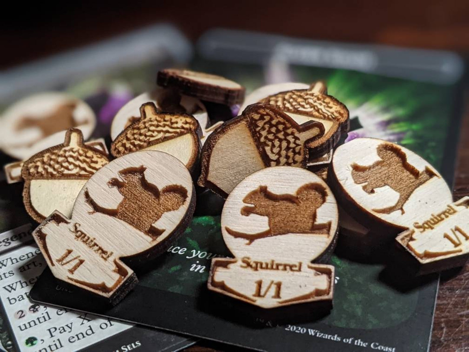 MTG Unsanctioned Squirrels Token Pack acrylic or Wood for - Etsy