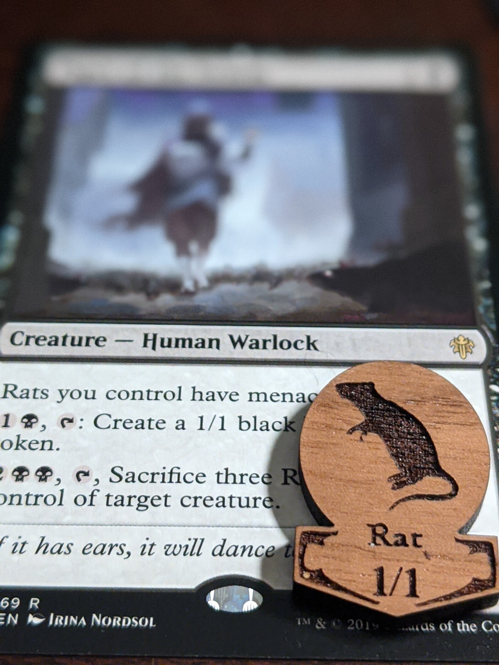 MTG Rat Tokens acrylic or Wood X6 for Magic the Gathering / - Etsy