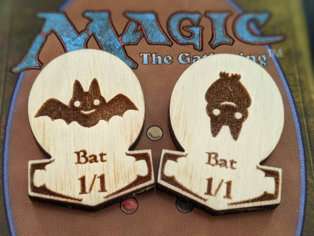Cute MTG Bat Tokens acrylic or Wood X 6 for Magic the - Etsy