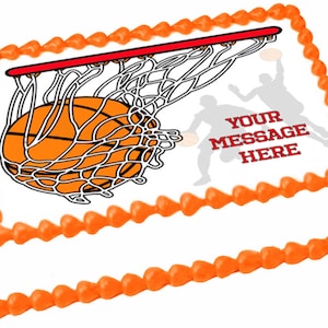BASKETBALL Edible Cake Topper Image Birthday Sport Party Decoration - Etsy