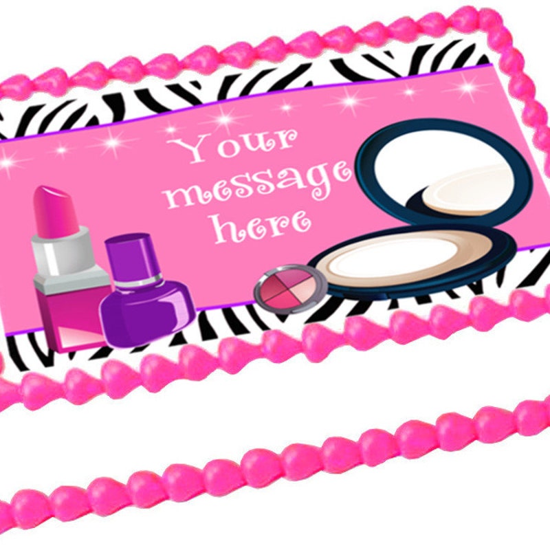Makeup Edible Cake Paper - Etsy