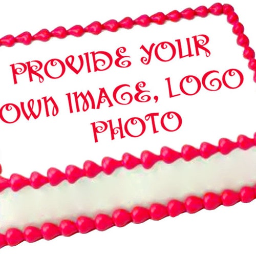 Custom Edible Image Cake Topper - Etsy