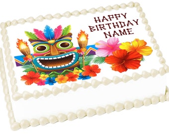 Tiki Cake Topper - Etsy