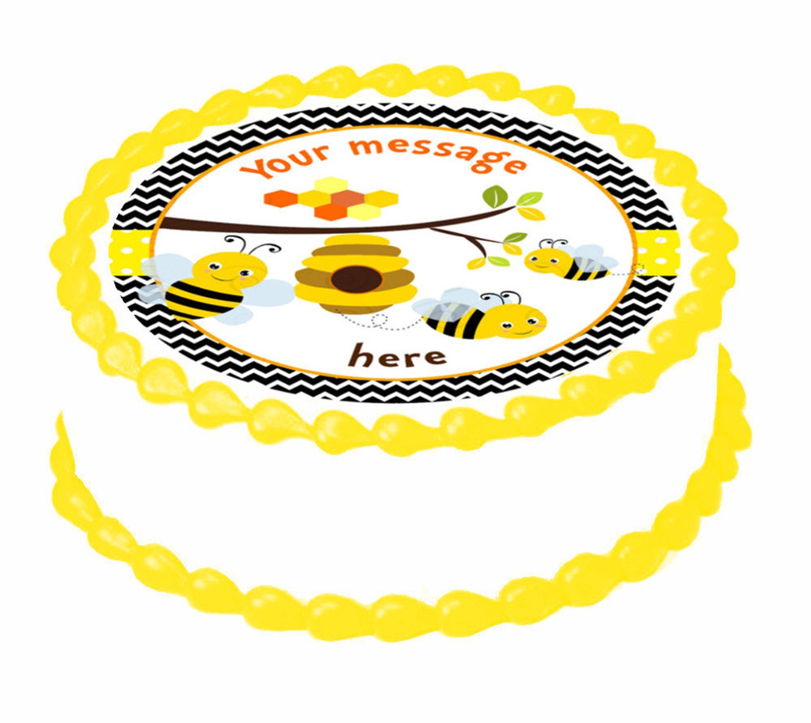 BUMBLEBEES BEES Edible Cake Topper Image Birthday Party Decoration - Etsy