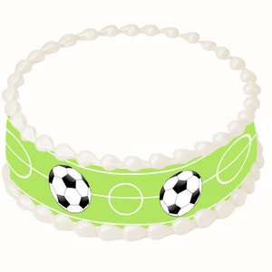 SOCCER BALL Edible Cake Topper Image Birthday Sport Party Decoration - Etsy