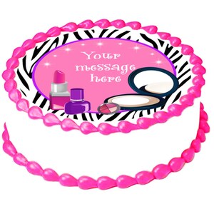 MAKEUP BEAUTY Edible Cake Topper Image Cake Party Decoration - Etsy