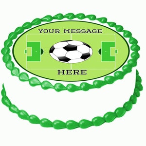 SOCCER BALL Edible Cake Topper Image Birthday Sport Party Decoration - Etsy