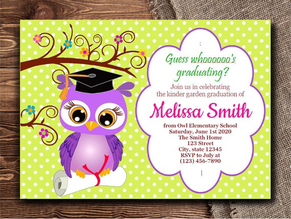 Owl Graduation Invitation Free Printable Graduation Invitation