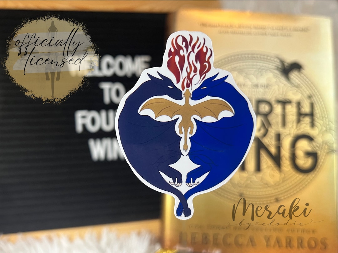 Tairn Sgaeyl & Andarna Sticker Fourth Wing Officially - Etsy