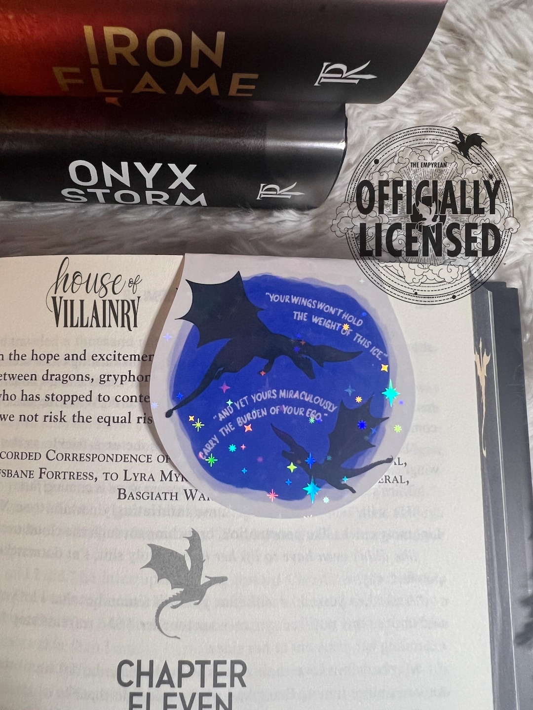 Burden of Your Ego Magnetic Bookmark | Fourth Wing Officially Licensed ...