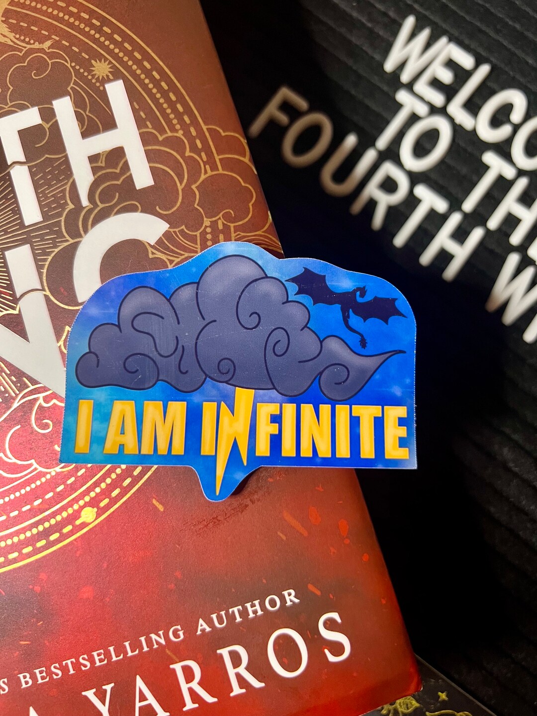 I Am Infinite Sticker | Fourth Wing Officially Licensed | Violet ...