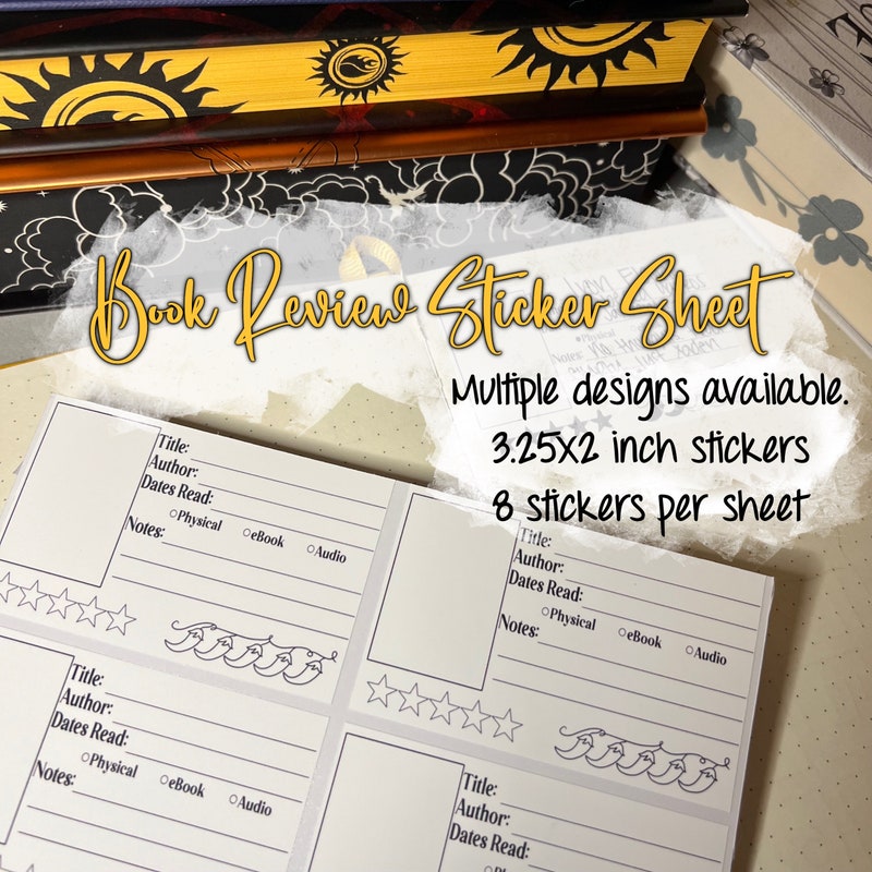 Book Review Stamp - Etsy