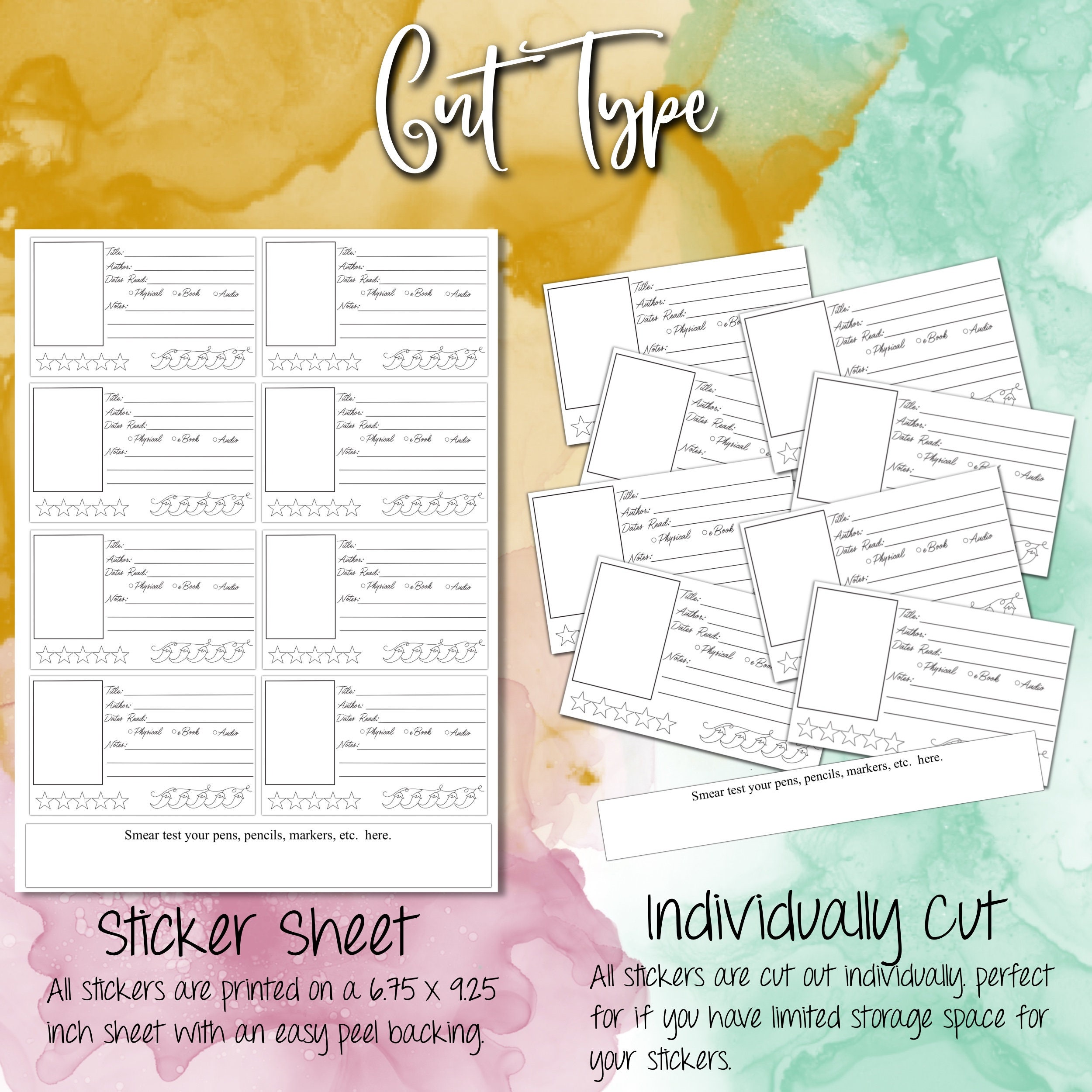 Book Review Sticker Sheet | Journaling, Bookish, Reading, Review, Smut ...