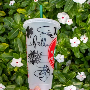 One Direction Starbucks Cup - 1D Tattoo Cold Cup - 1d Coffee Cup ...