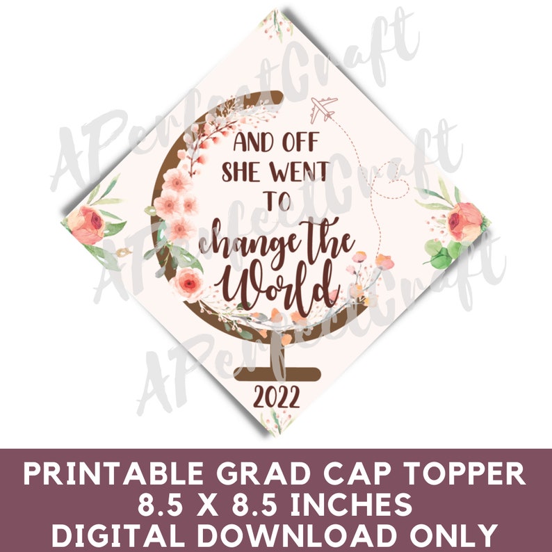 Printable Grad Cap Topper DIY Graduation Cap Topper Save the - Etsy