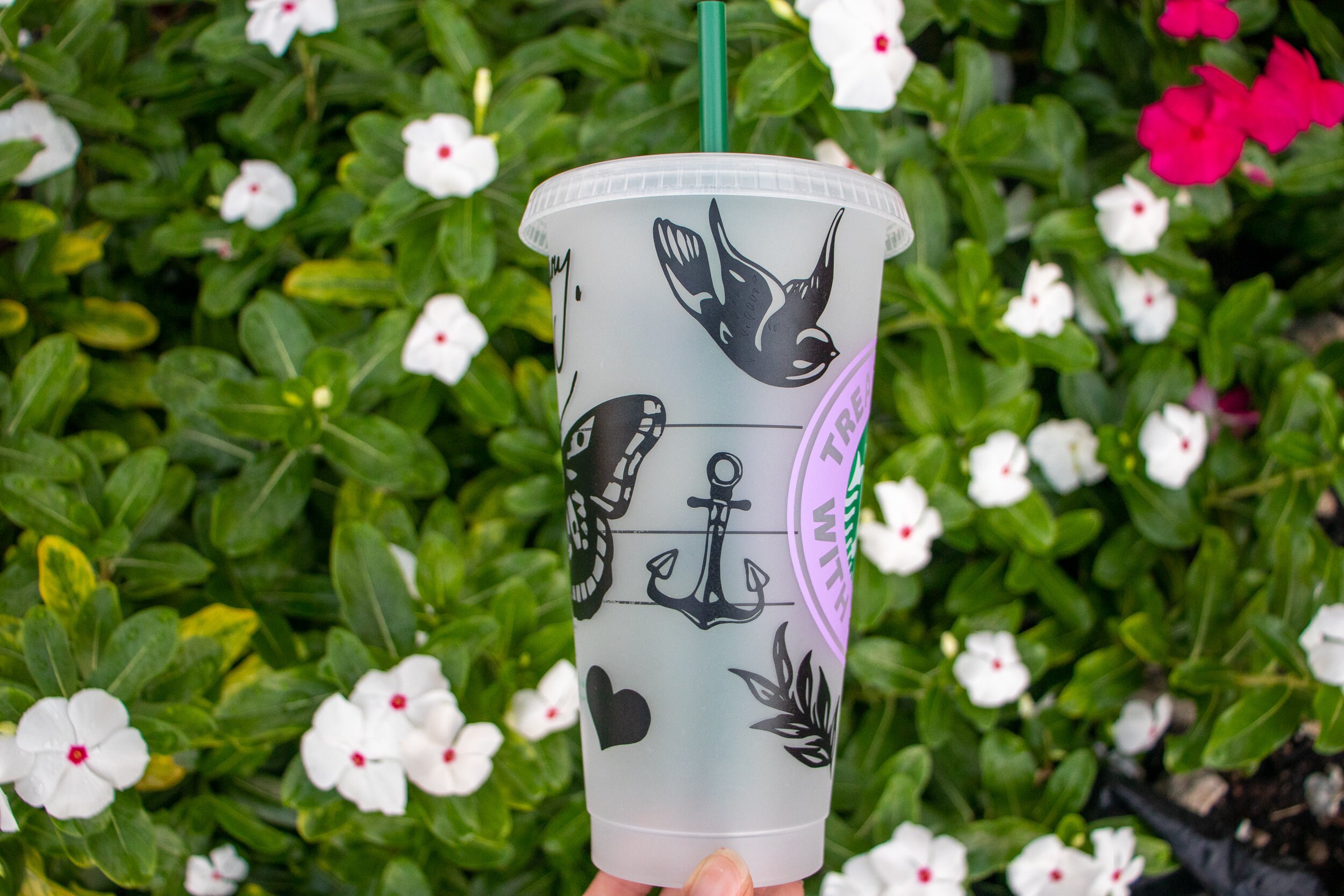 Harry Styles Starbucks Cup Harry Styles Tattoo TPWK - Etsy