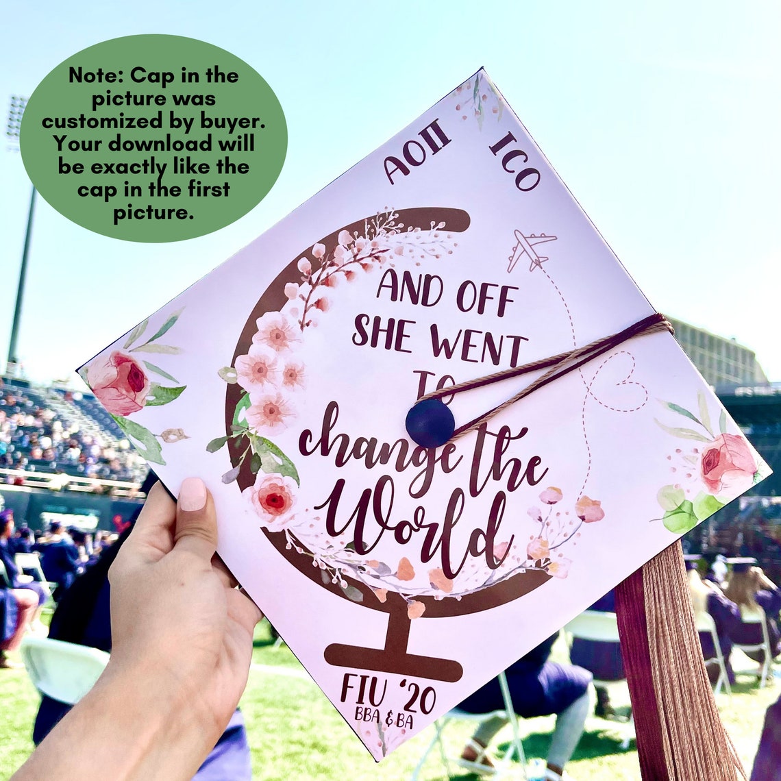 Printable Grad Cap Topper DIY Graduation Cap Topper Save the - Etsy