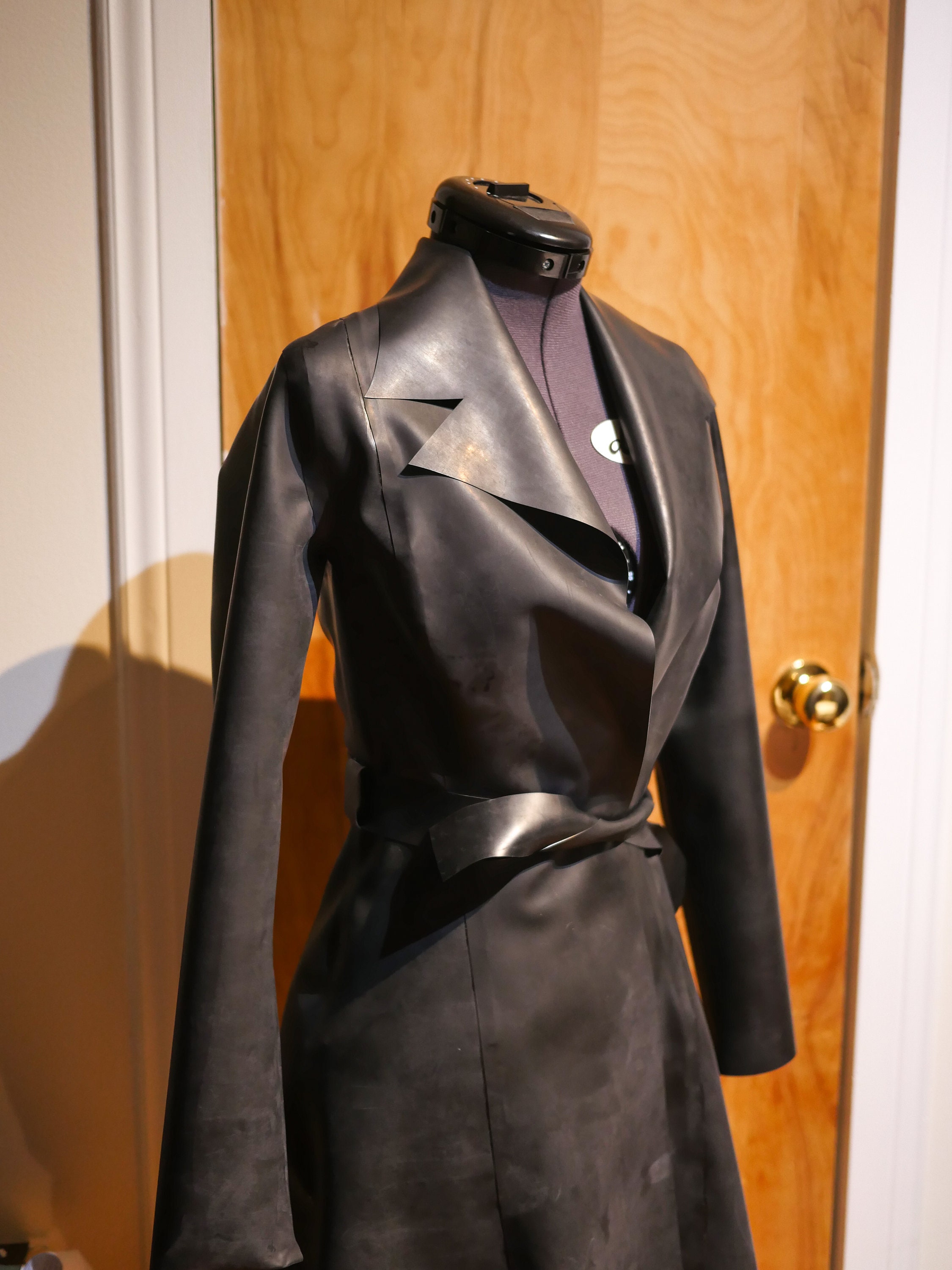 Long Latex Matrix Trench Coat Custom Shiny Jacket - Etsy