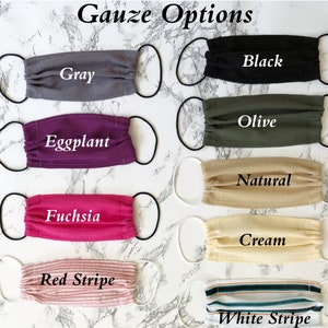 Gauze Breathable Face Mask/single Layer/adult Mask/child Mask/100% ...