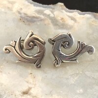 Scroll Earrings - Etsy